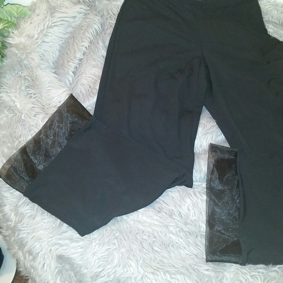 Sigrid Olsen | Pants & Jumpsuits | Sigrid Olsen Wide Leg Sheer Chiffon ...